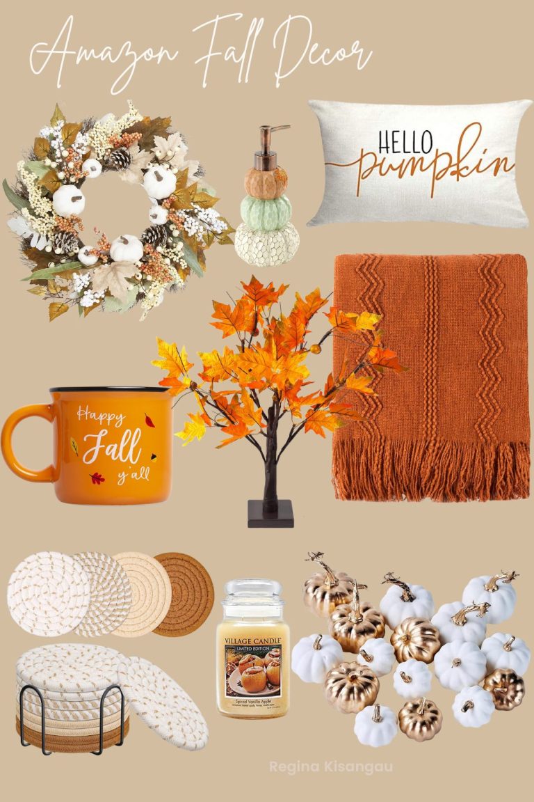 Amazon Fall Decor in Various Colors for Autumn