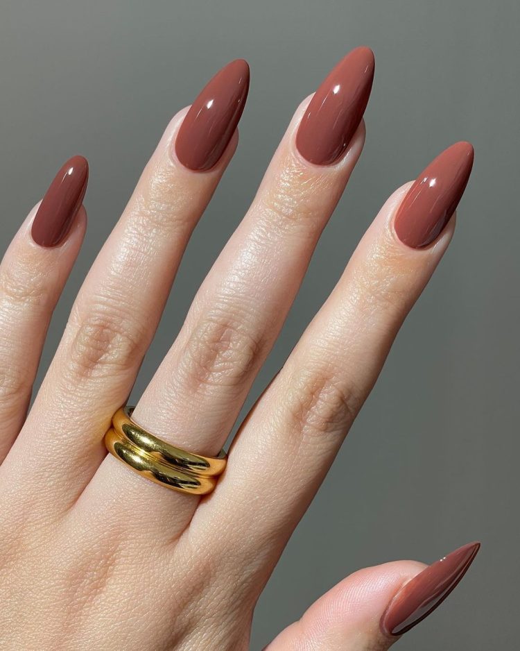 55 Luxurious Chocolate Nail Designs for Fall