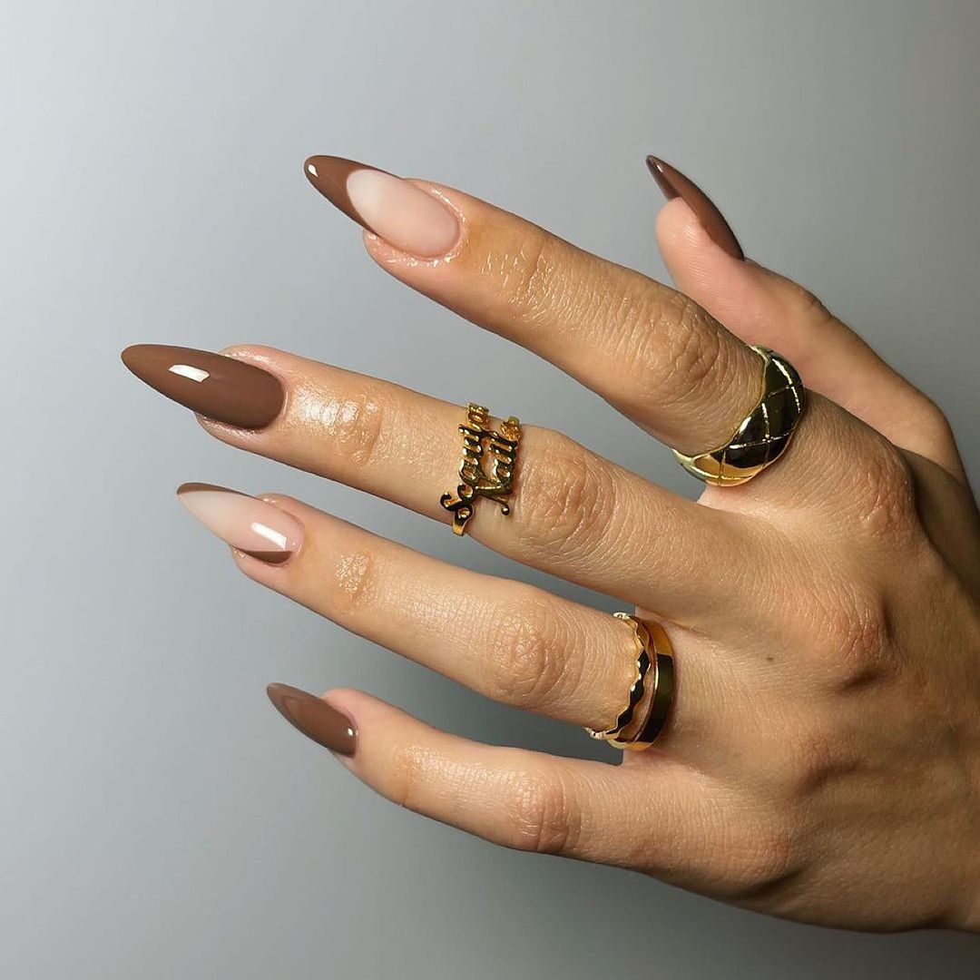 55 Luxurious Chocolate Nail Designs for Fall